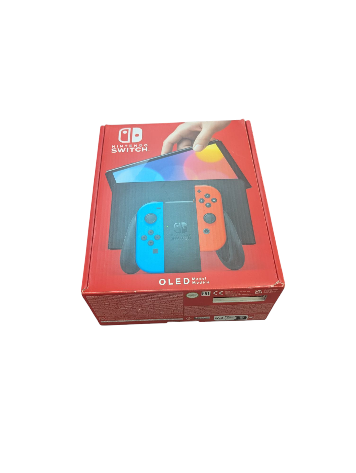 Pre-owned Nintendo Switch (OLED Model) - Neon Blue/Neon Red 64GB Boxed ...